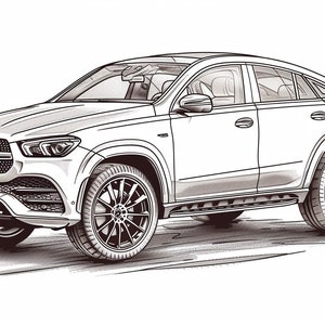 Mercedes-benz Coloring Book - 35 Coloring Pages of Mercedes Benz - Cars ...