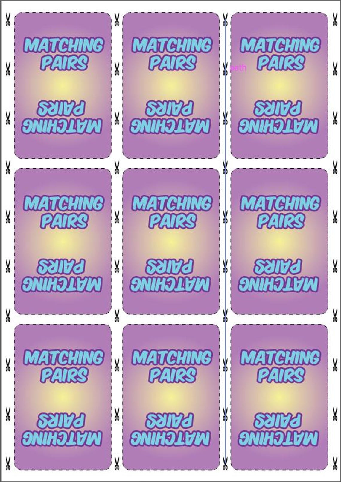 Animals Memory Game, DIY Memory Game, Kids Activity - Etsy