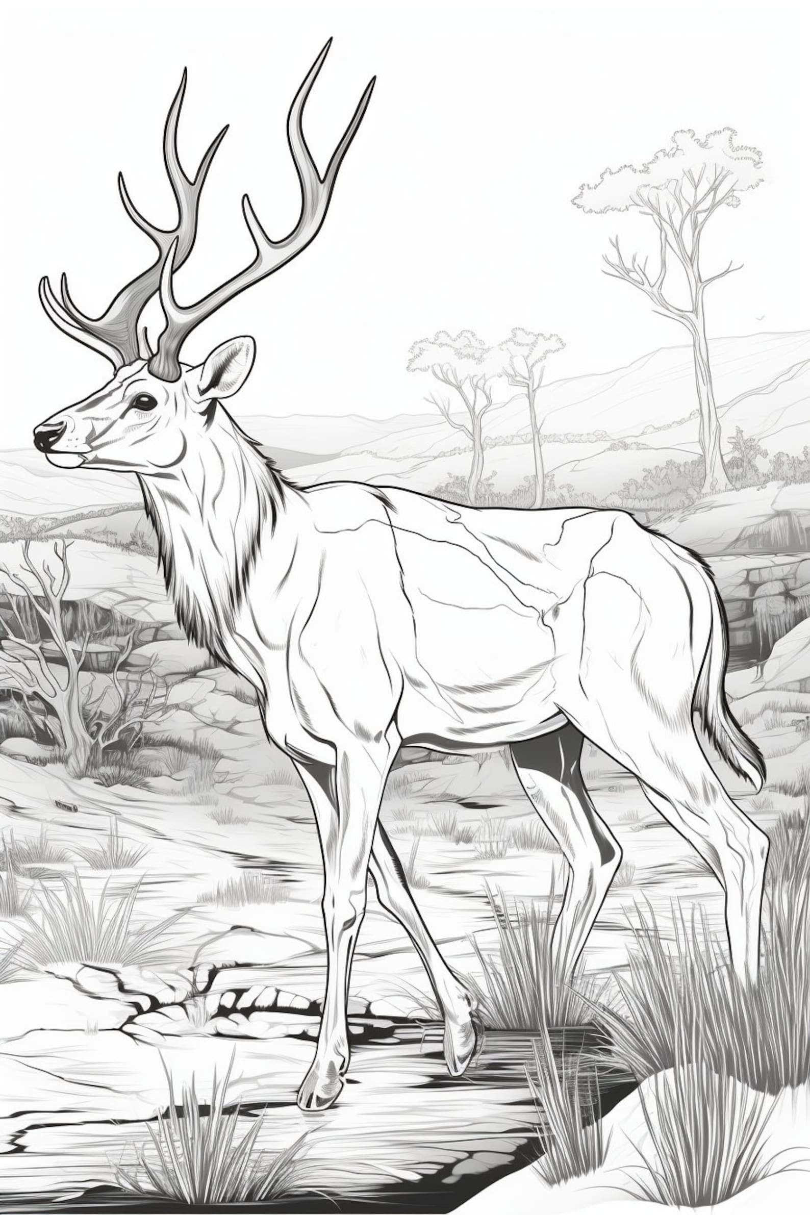 40 Safari Animals Coloring Pages, Wild Animals Coloring Page, Animal ...
