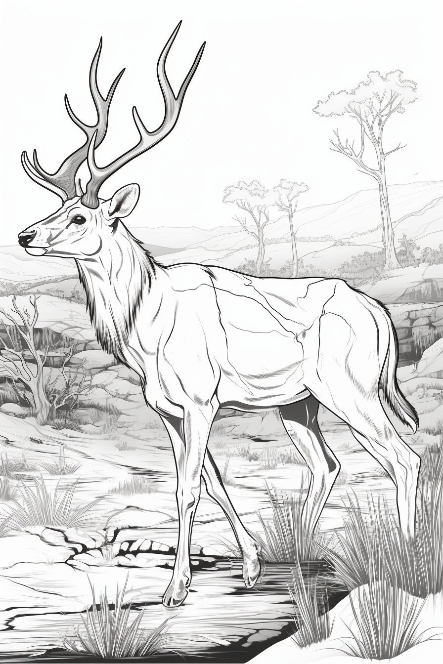 40 Safari Animals Coloring Pages, Wild Animals Coloring Page, Animal ...
