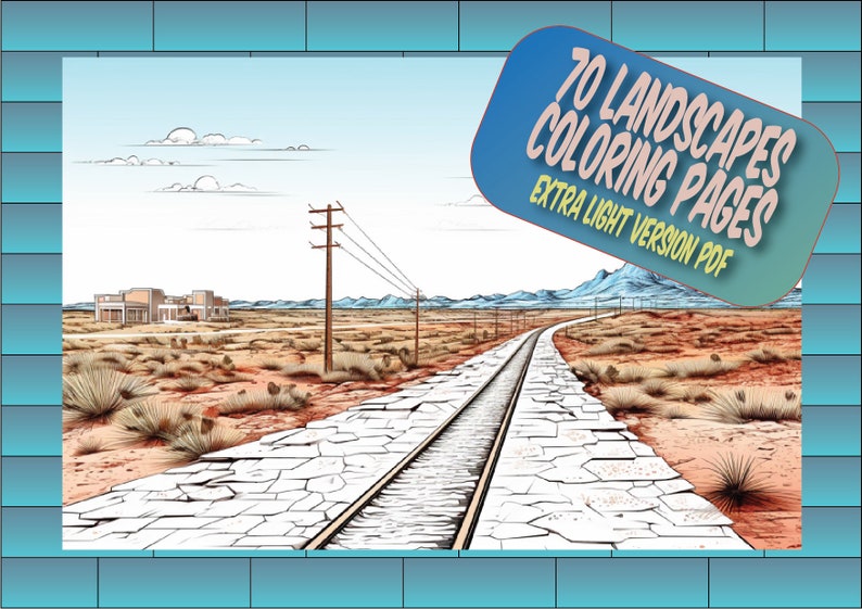 70 Beautiful Landscapes Coloring Pages,places Around the World Coloring ...