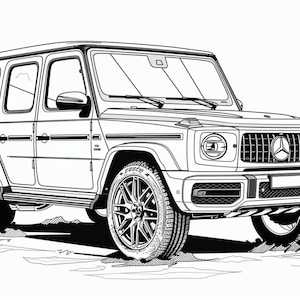 Mercedes-benz Coloring Book - 35 Coloring Pages of Mercedes Benz - Cars ...
