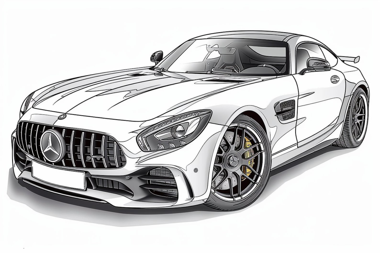 Mercedes-benz Coloring Book - 35 Coloring Pages of Mercedes Benz - Cars ...