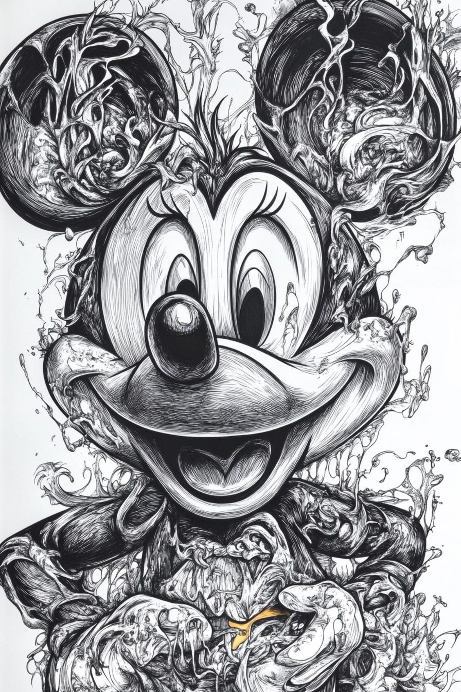 57 Mickey and Friends Coloring Pages , Cartoon Inspiered Coloring Book ...