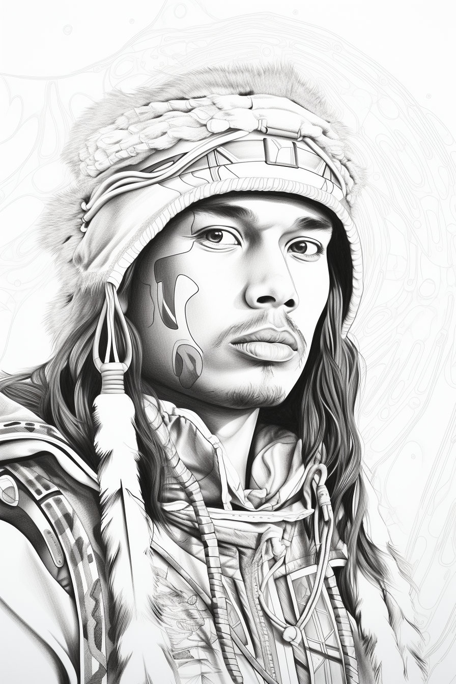 50 Handsome Men Coloring Pages, Man Portrait Grayscale Coloring Sheets ...