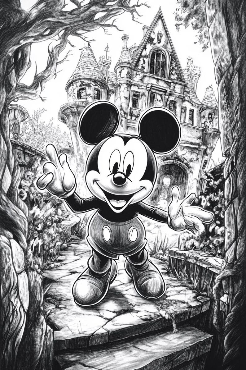 57 Mickey and Friends Coloring Pages , Cartoon Inspiered Coloring Book ...