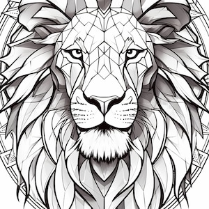 45 Stained Glass Animal Coloring Pages for Adults, Animal Coloring ...