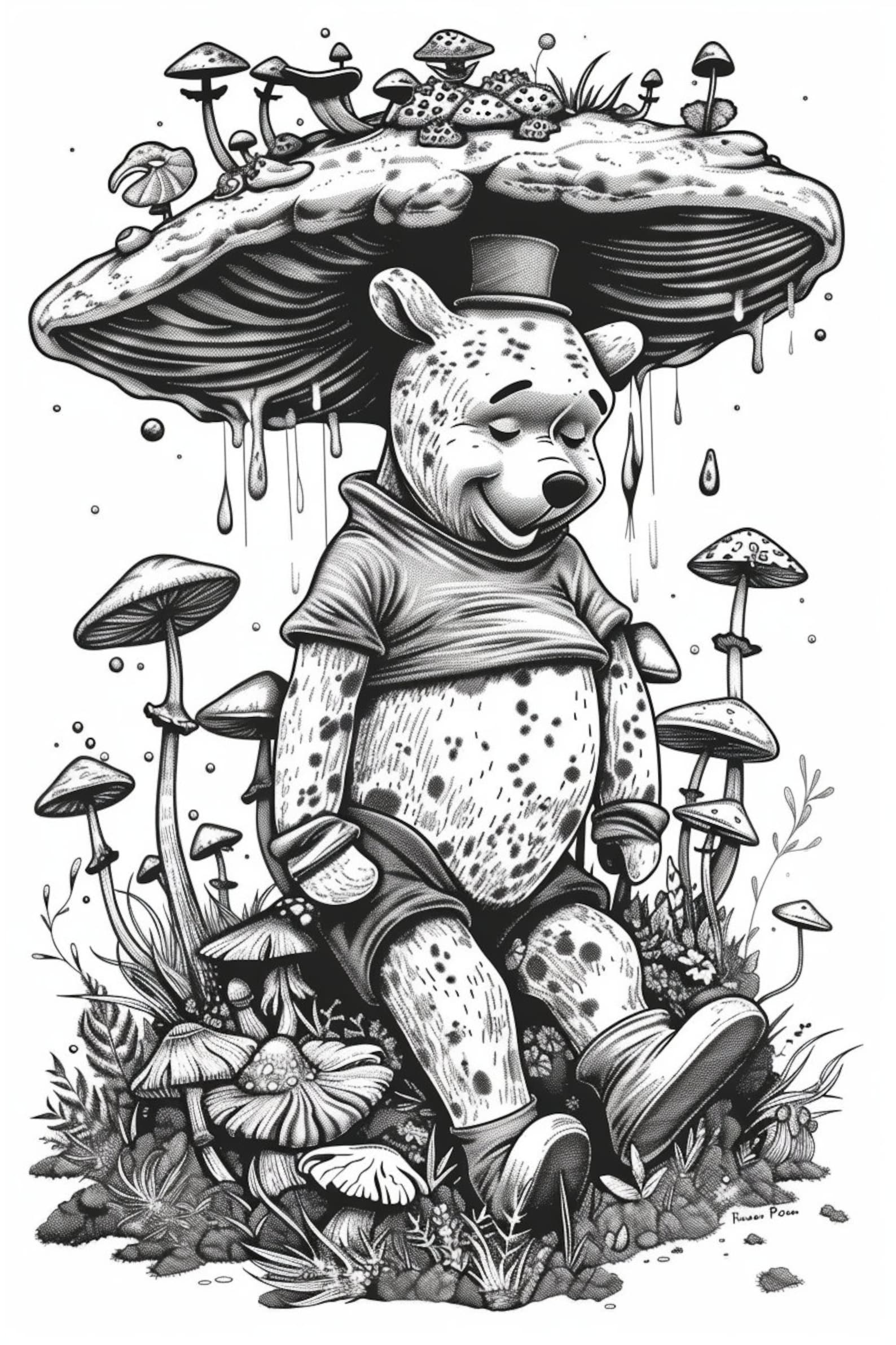 50 Shrooming With Mario Coloring Pages, Trippy Super Mario Coloring ...