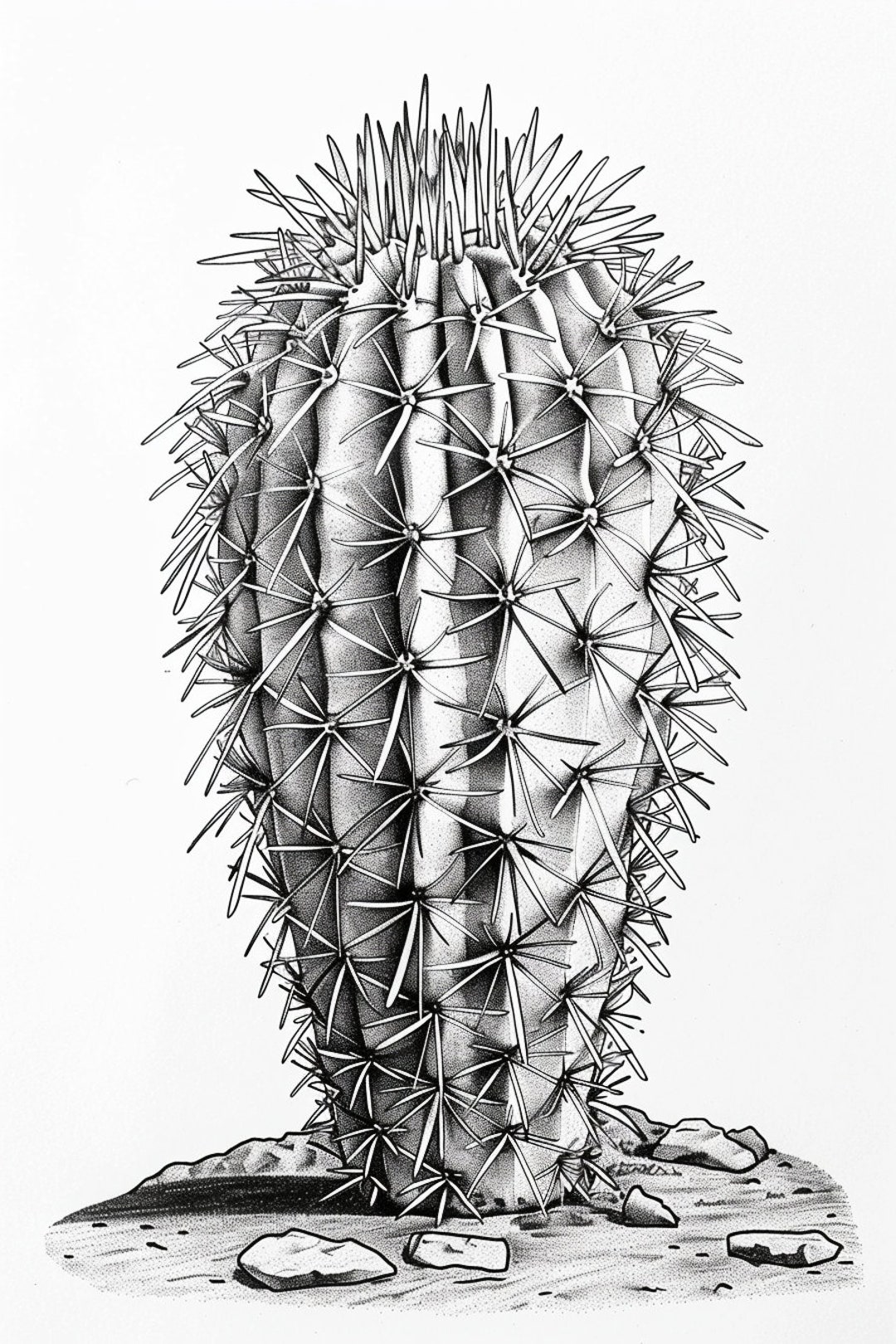 35 Succulents Coloring Pages, Cactus Coloring Pages, Floral Grayscale ...
