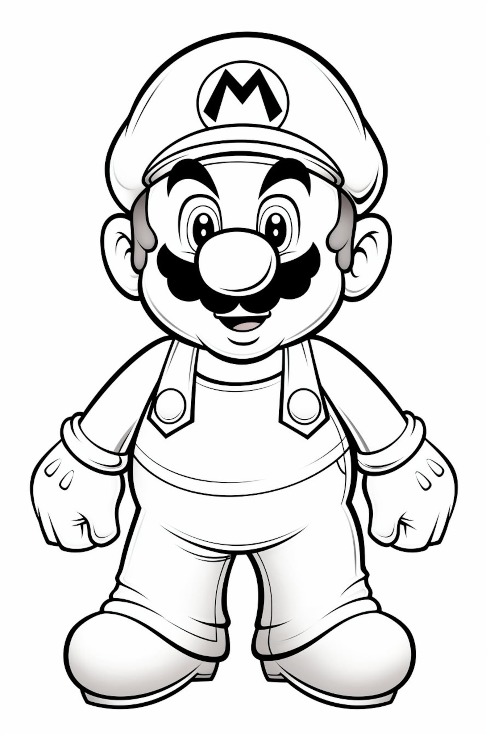 Super Mario Coloring Pages - 35 Adult & Kids Sheets PDF ,mario Bros ...