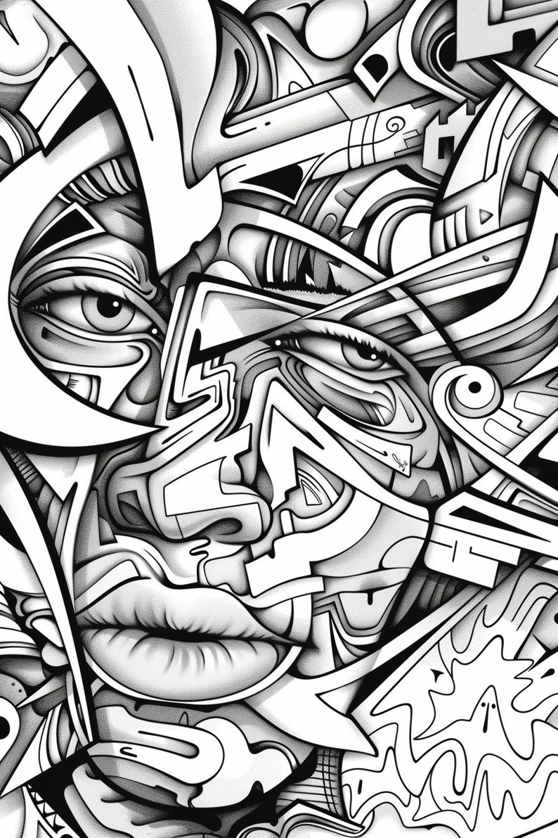 35 Trippy Art Coloring Pages for Adults, Trippy Coloring Sheets,trippy ...