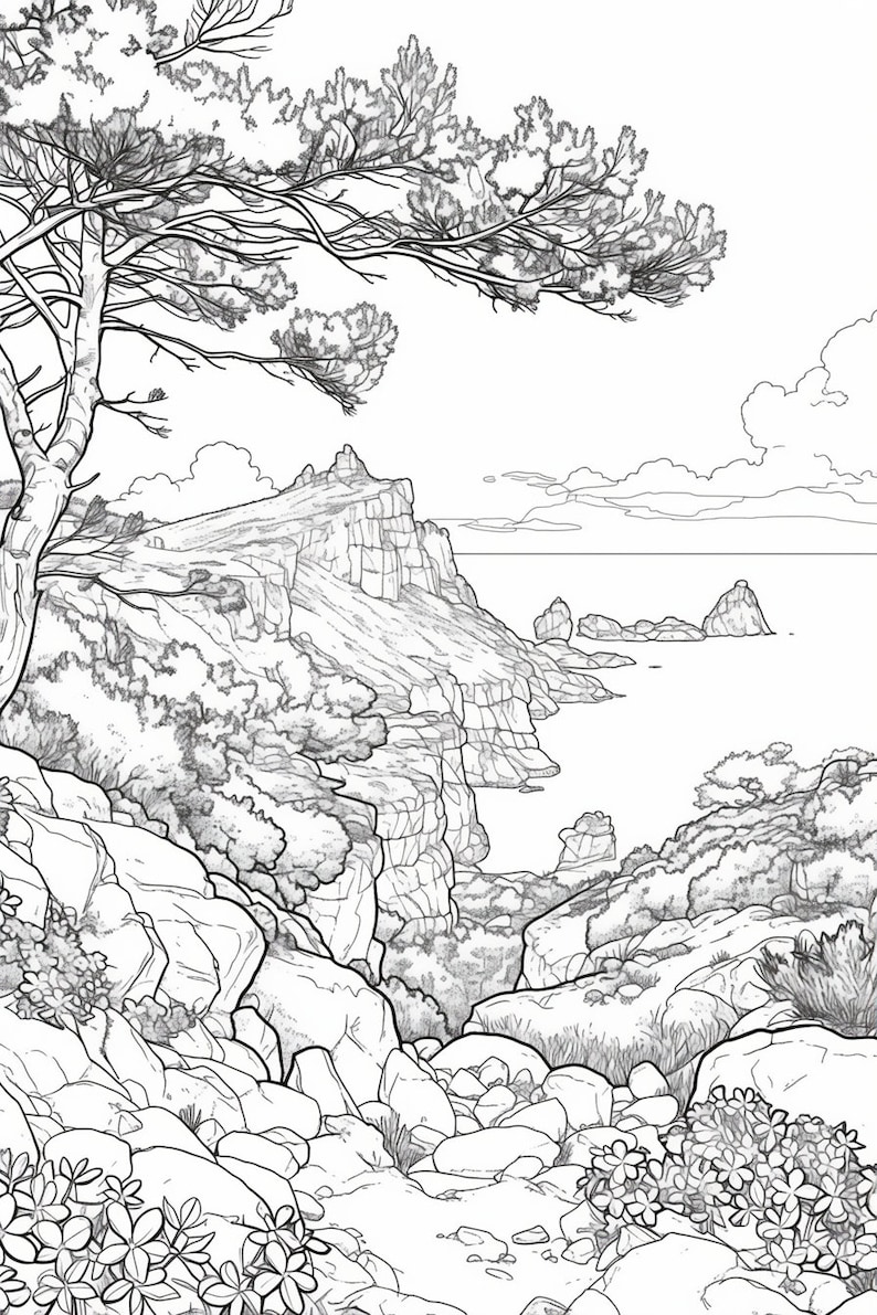 30 France Coloring Pages, France Landscapes and Architectural Treasures ...