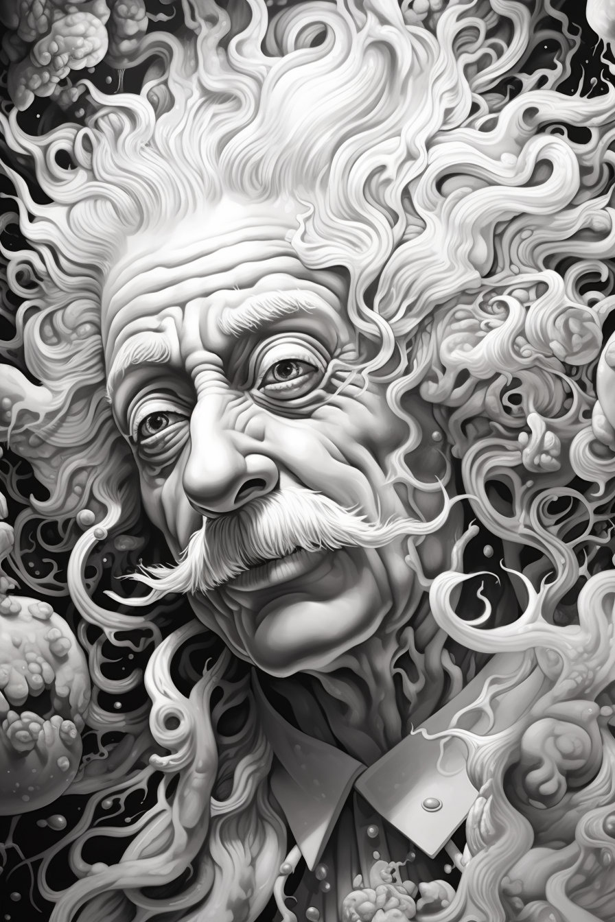 45 Trippy Psychedelic Coloring Pages for Adults, Dripping Faces ...