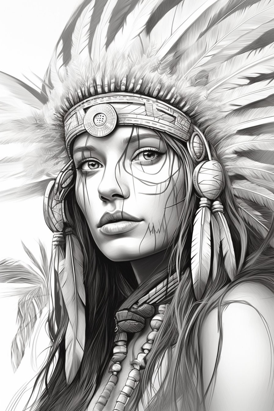 100 Women Portraits Coloring Pages, Beautiful Woman Coloring Sheets ...