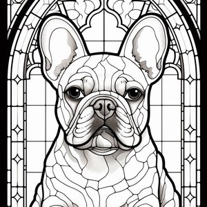 45 Stained Glass Animal Coloring Pages for Adults, Animal Coloring ...