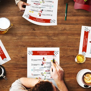 Formula 1 Race Party Game: Printable Trivia (digital Download) - Etsy