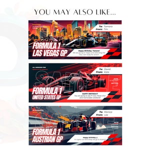 Editable Formula Ticket | Singapore Race GP | Custom Digital Template ...