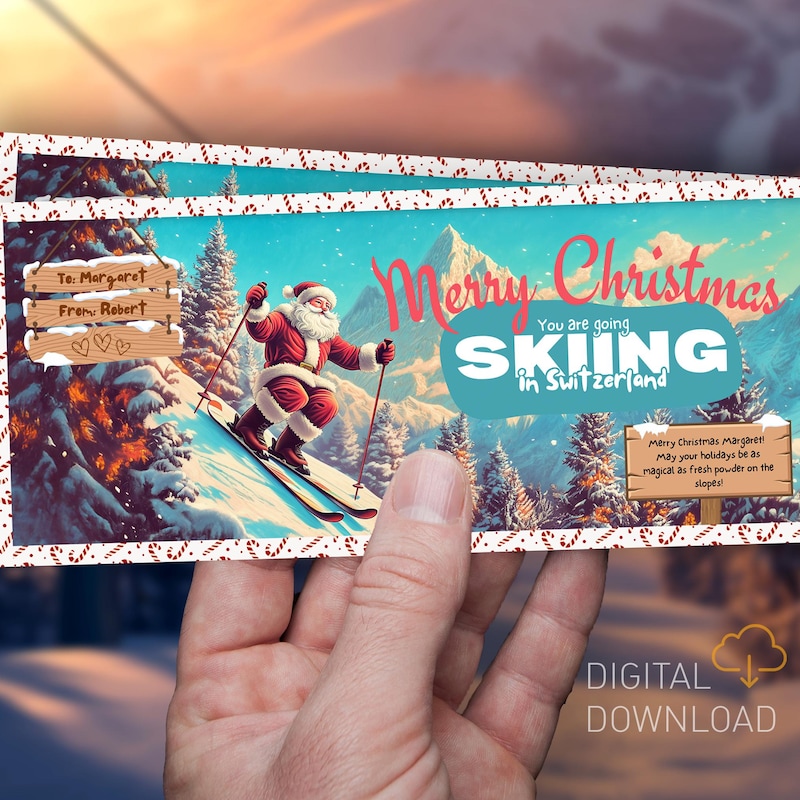 Snow Boarding Ticket - Etsy