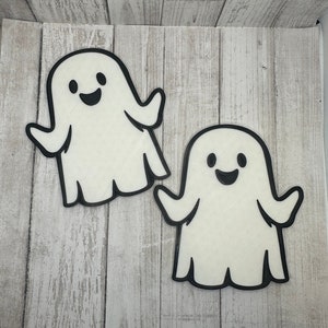 Cute Ghost Coasters 3D Printed - Etsy