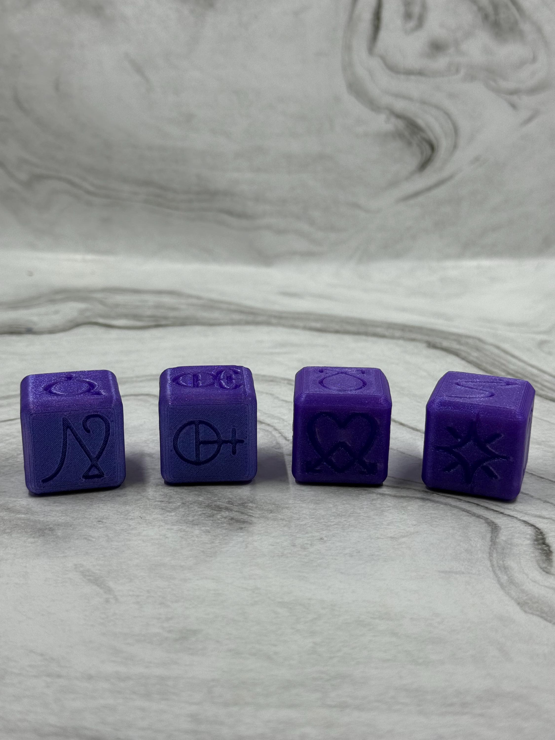 Spirit Dice - Major Arcana Symbols - Etsy