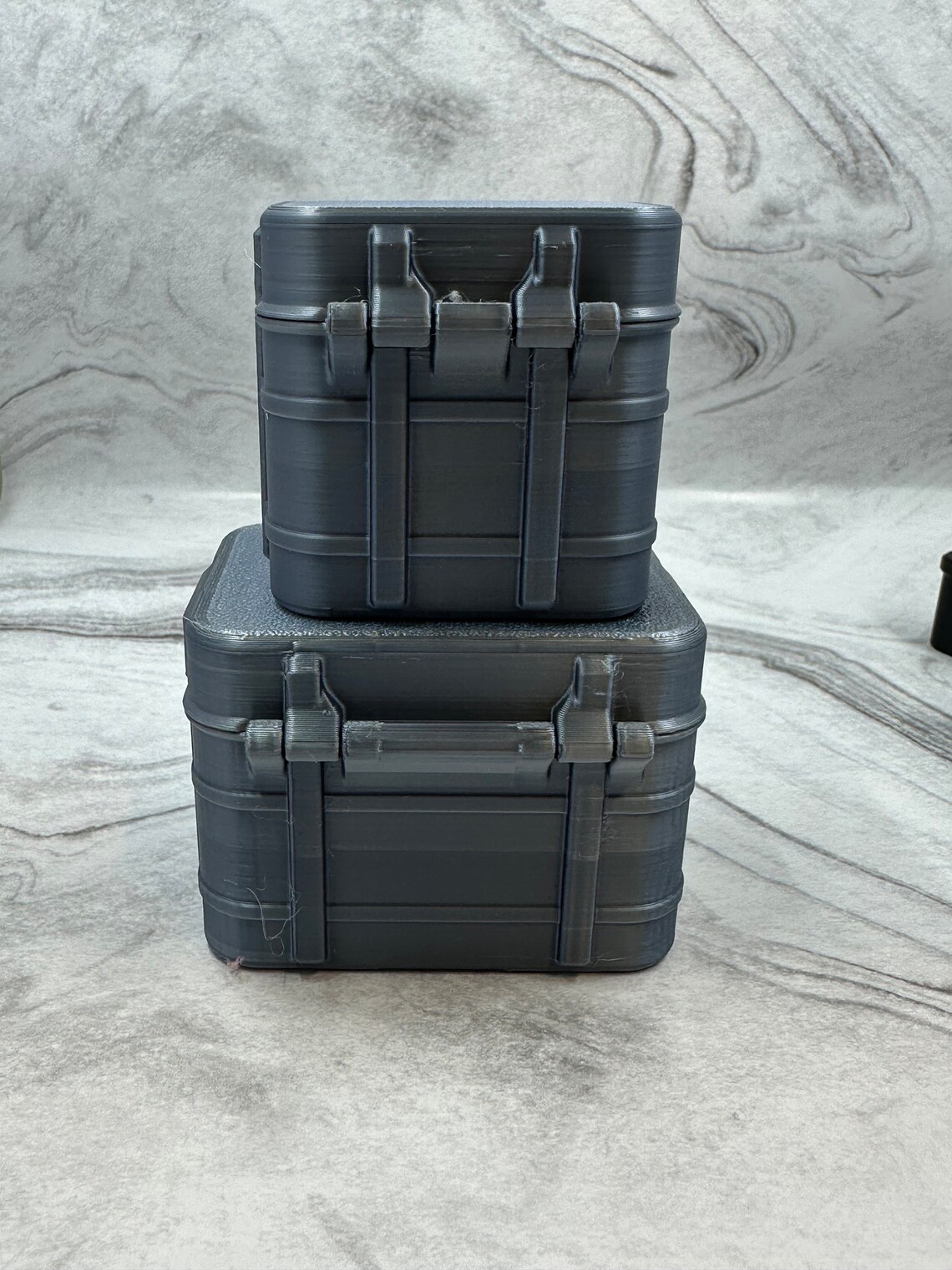 Battery Box - AAA, AA And/or 9V in Silk Pewter - Etsy