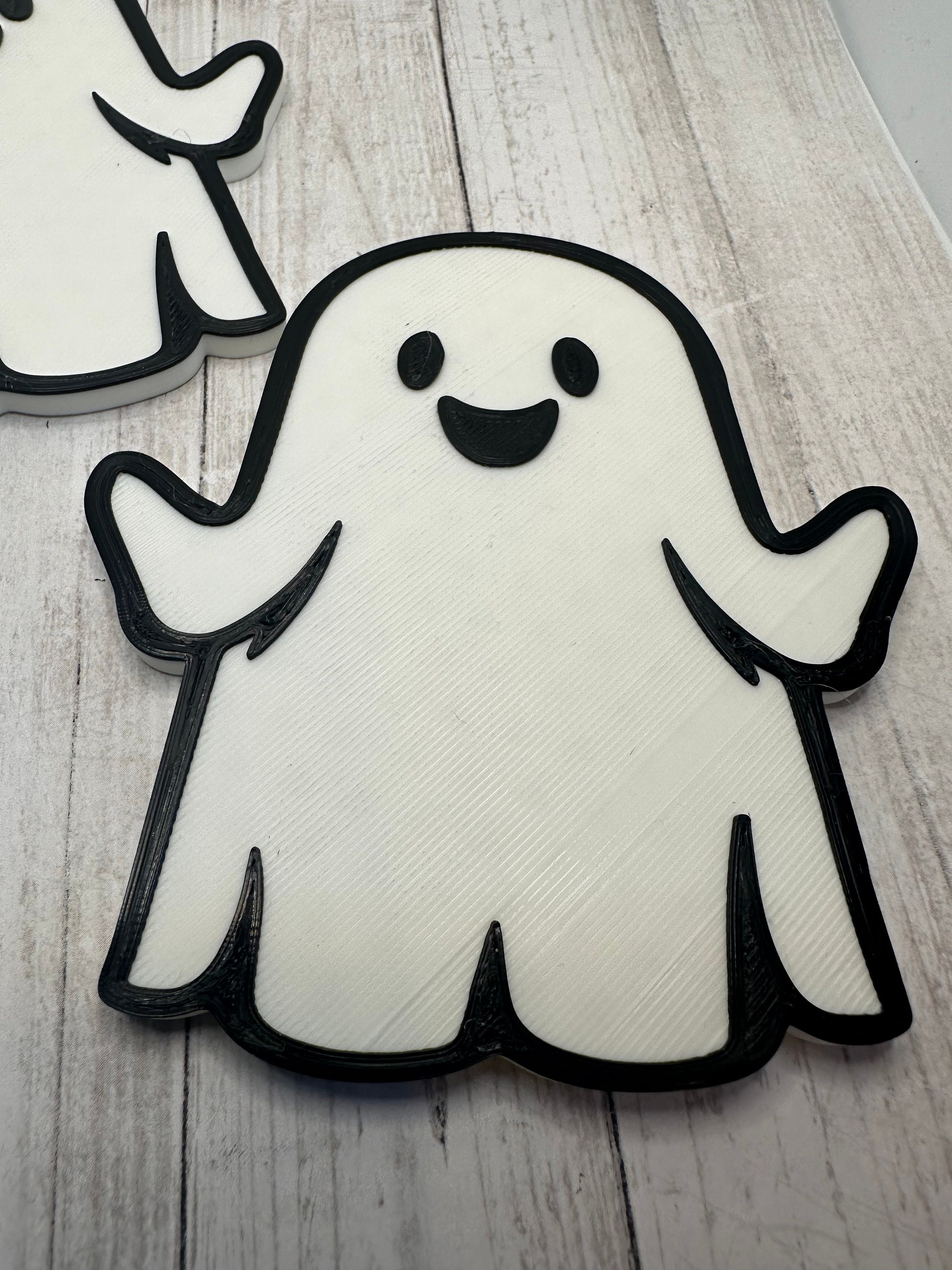 Cute Ghost Coasters 3D Printed - Etsy