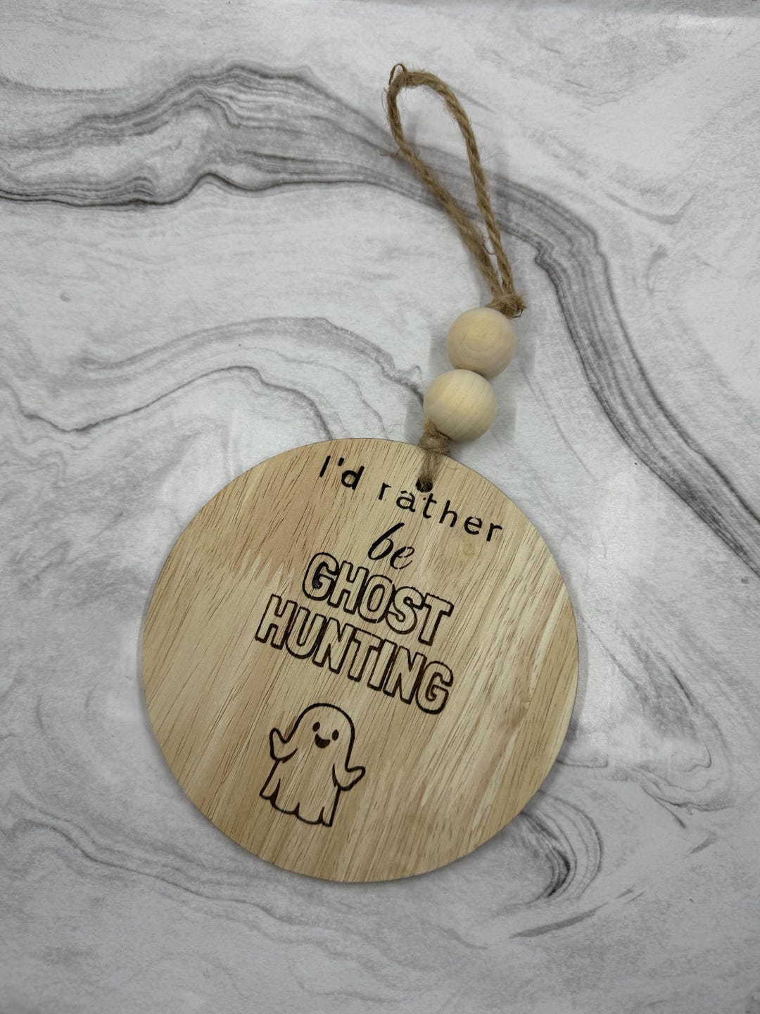 I’d Rather Be Ghost Hunting Sign - Wall Art Door Hanger Paranormal ...