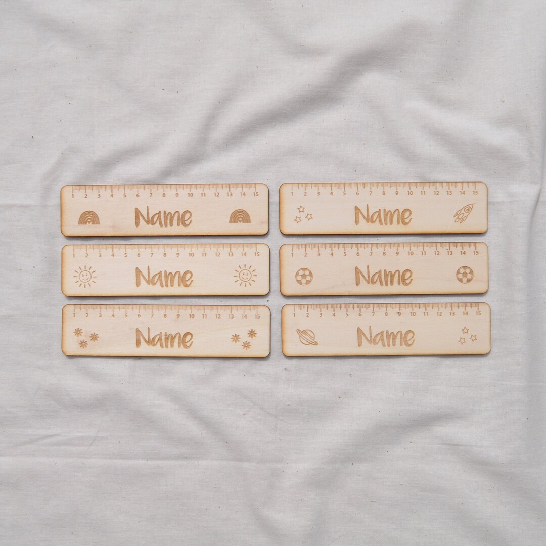 Personalized Rulers, Custom Name, Wish Icon - Etsy