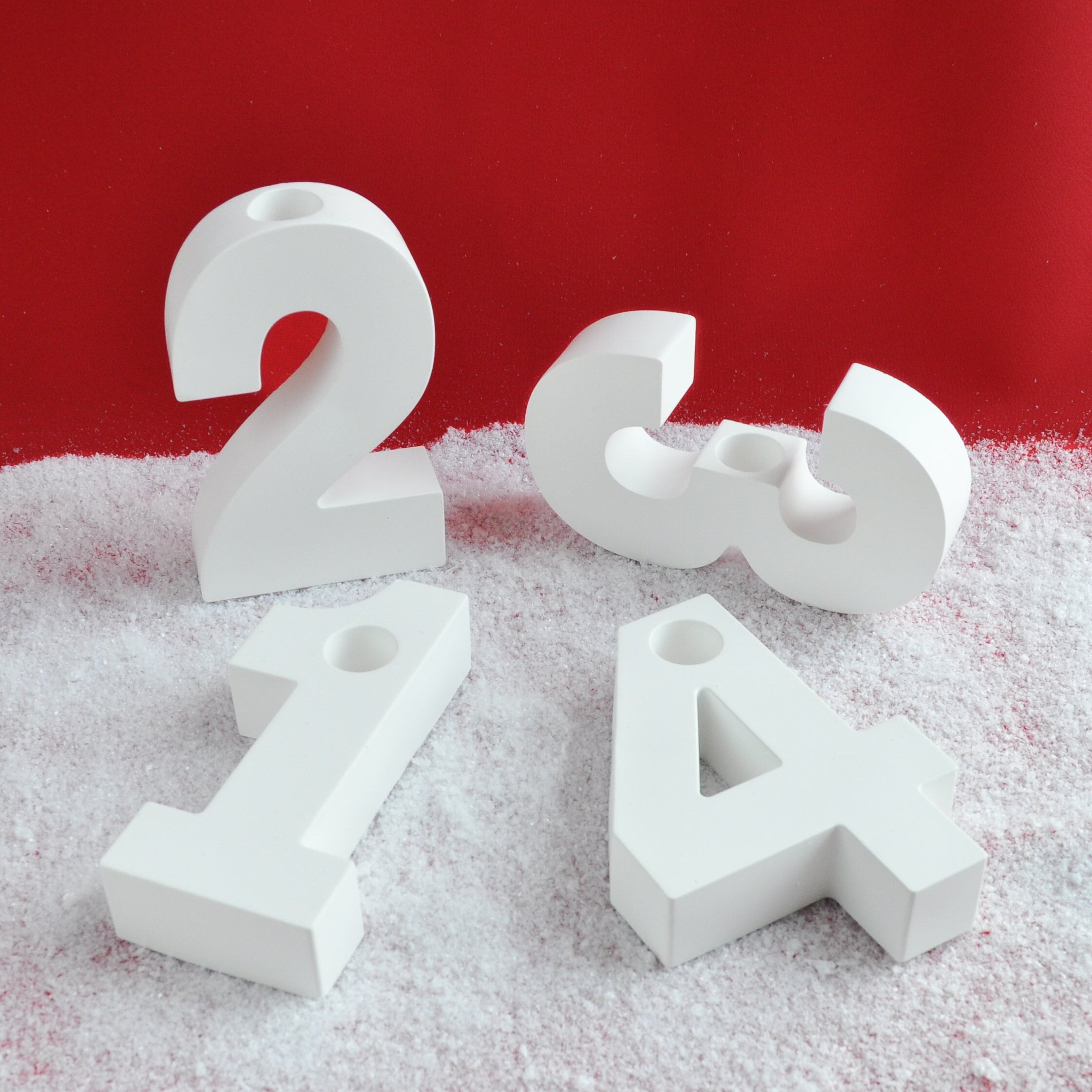 Advent Numbers Advent Stick Candles Christmas - Etsy