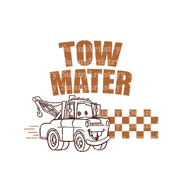 Tow Mater Svg - Etsy