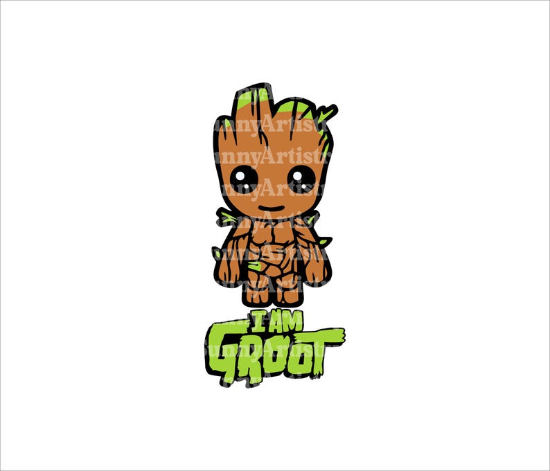 I Am Groot Png, Groot Svg, Baby Groot Svg,, Groot Clipart, Svg for ...
