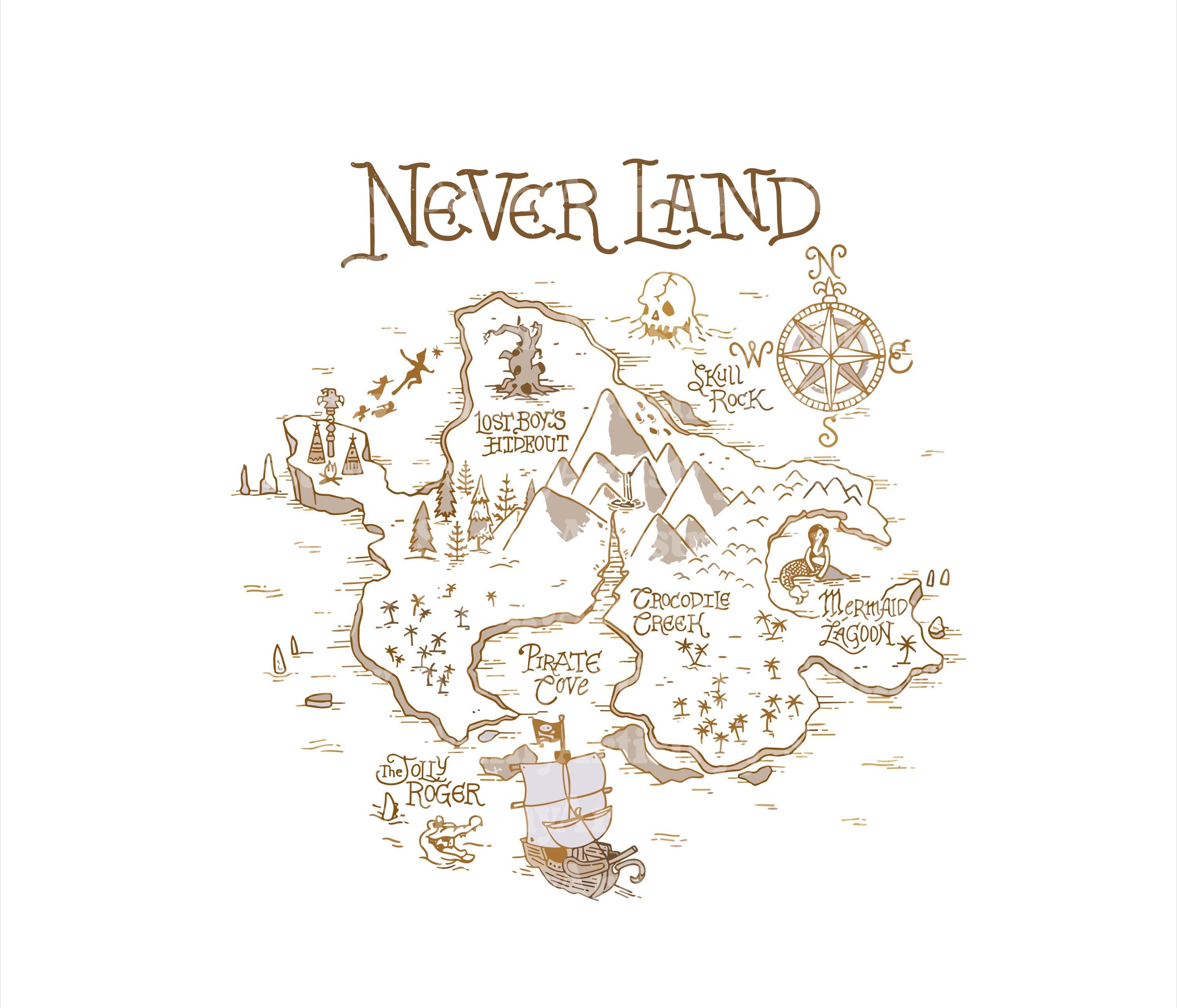 Peter Pan Svg, Peter Pan Png, Neverland Svg, Neverland Png, Peter Pan ...