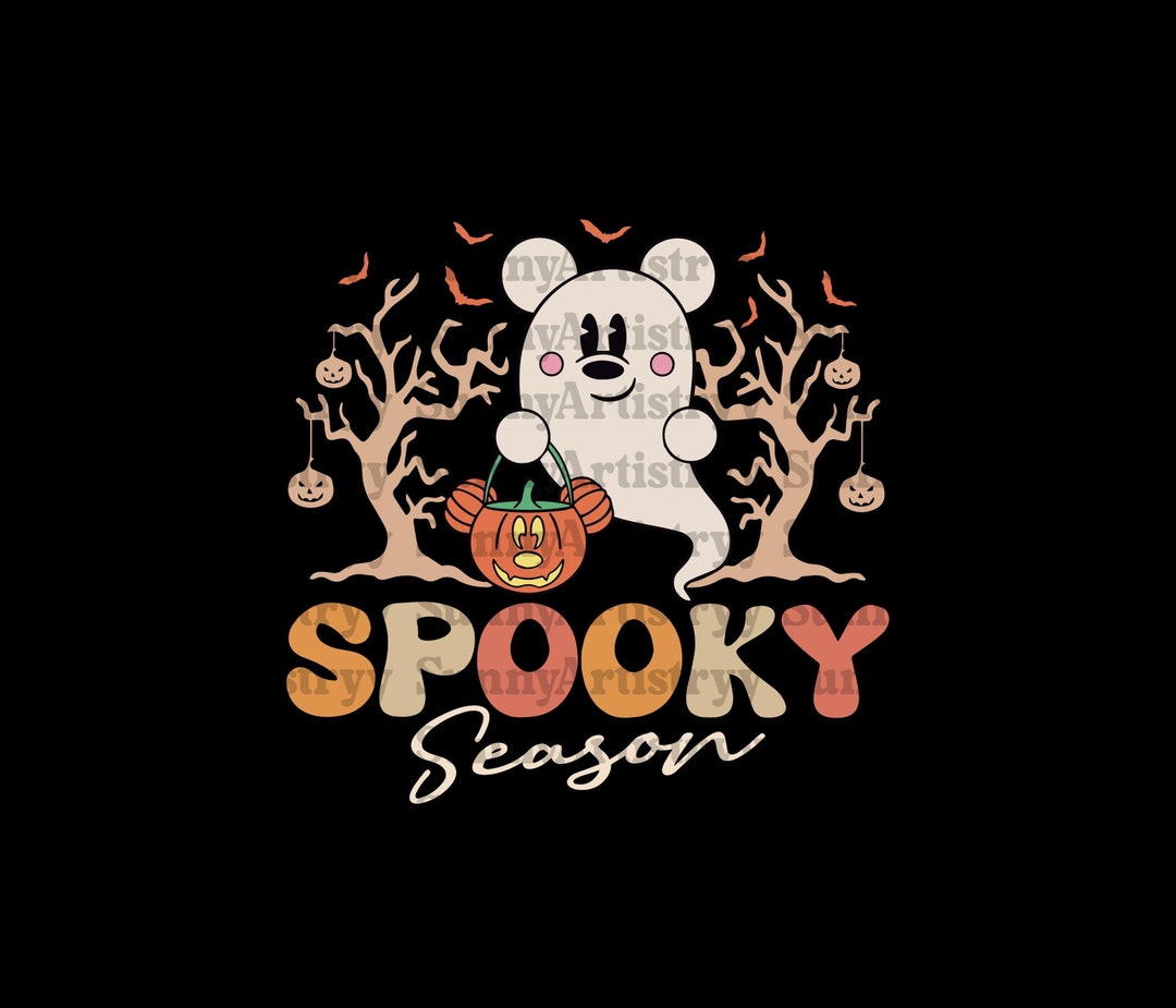 Spooky Mouse Png, Mouse and Friends Ghost Halloween Png, Halloween ...