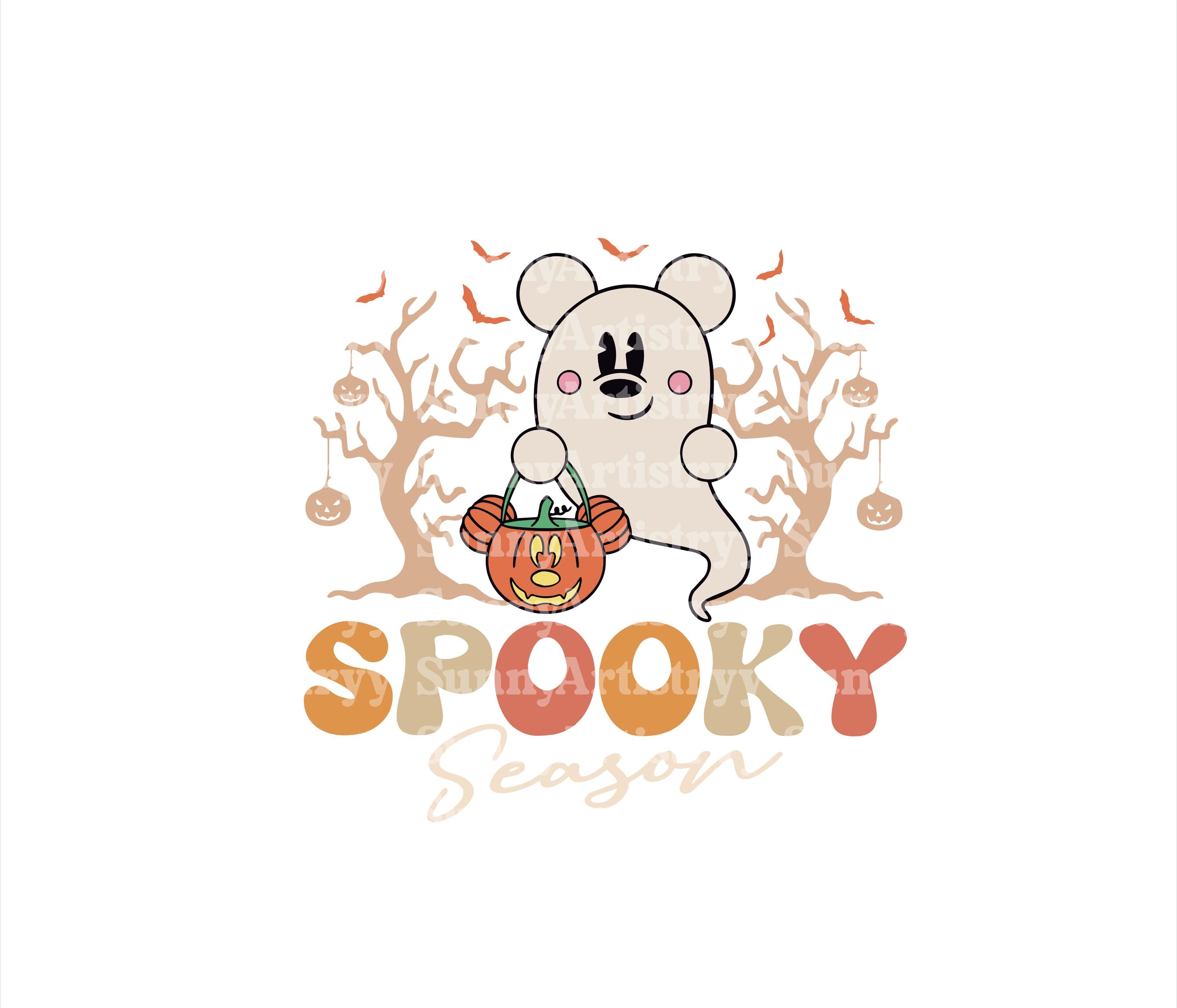Spooky Mouse Png, Mouse and Friends Ghost Halloween Png, Halloween ...