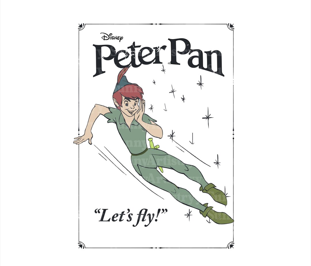 Peter Pan Svg, Peter Pan Png, Neverland Svg, Neverland Png, Peter Pan ...