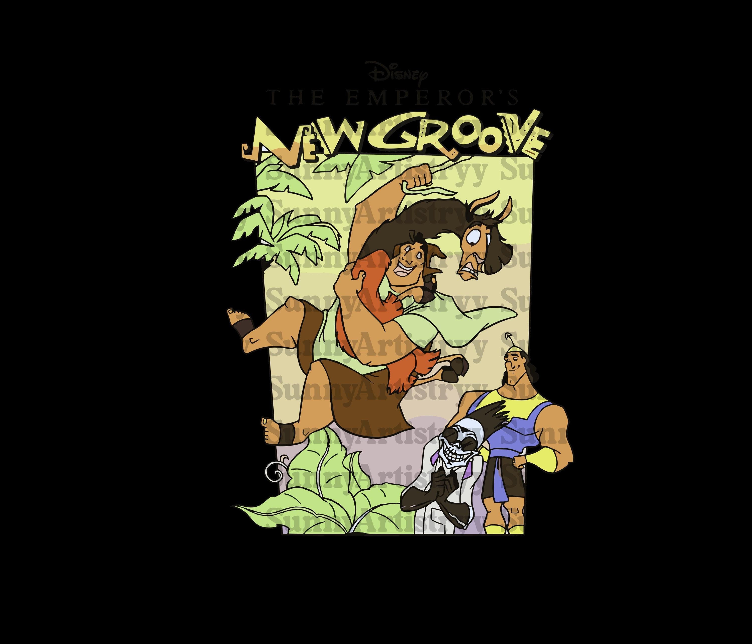 Retro the Emperor's New Groove Png, Yzma Png, Kronk Png Emperors New ...