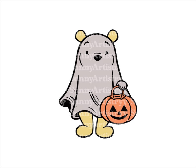 Halloween Winnie the Pooh Png, Winnie the Pooh Svg, Winnie Halloween ...