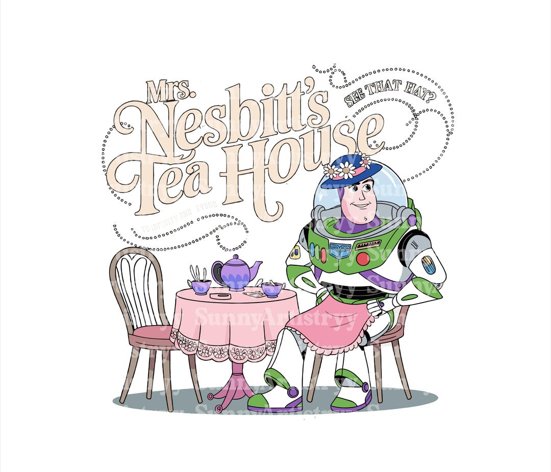 Mrs. Nesbitt's Tea Room PNG, Buzz Png SVG, Woody Png, Buzz Png, Toy ...