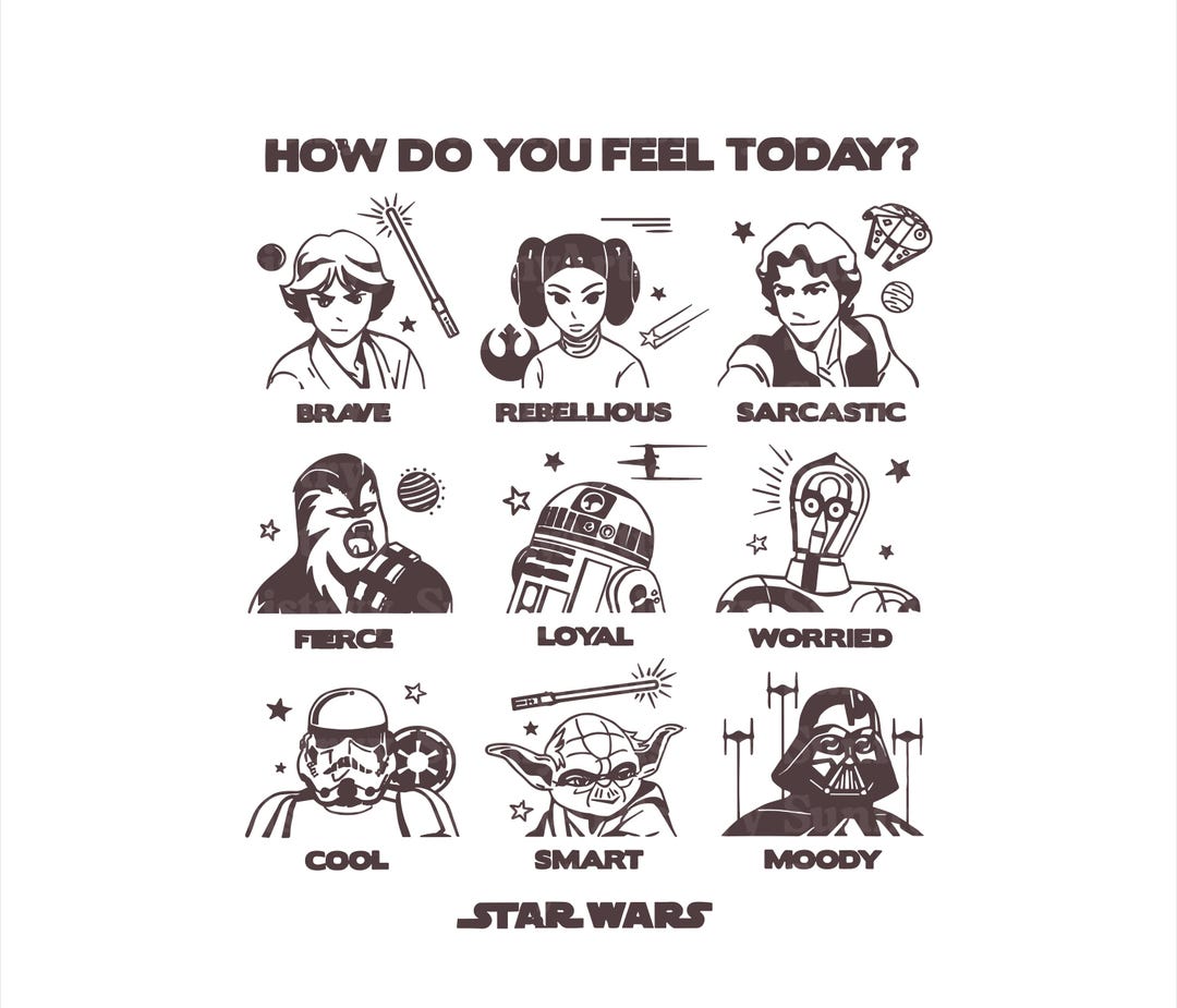 Retro Star Wars Png, Retro Star Wars Shirt, Star Wars Clipart, Star ...