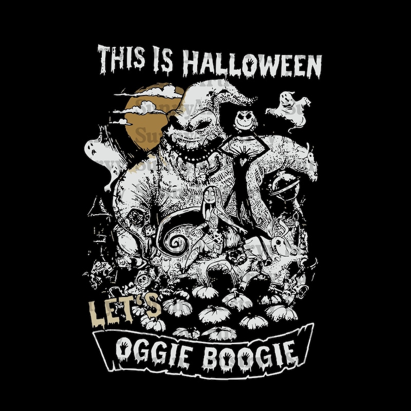 Oogie Boogi Clipart - Etsy