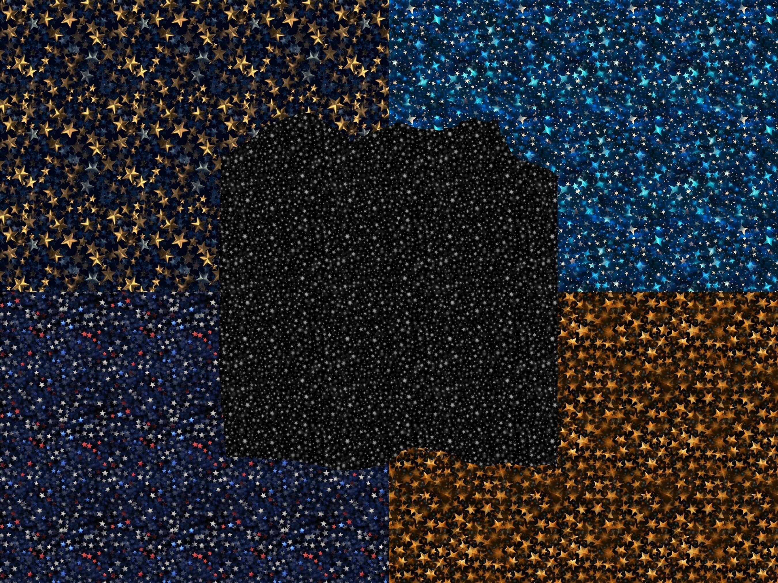 Star Digital Paper | Star Seamless Pattern | Pattern Digital Paper ...