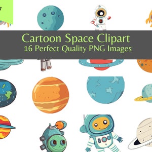 Space Clipart | Planet Clipart | Space PNG | Astronaut Clipart ...