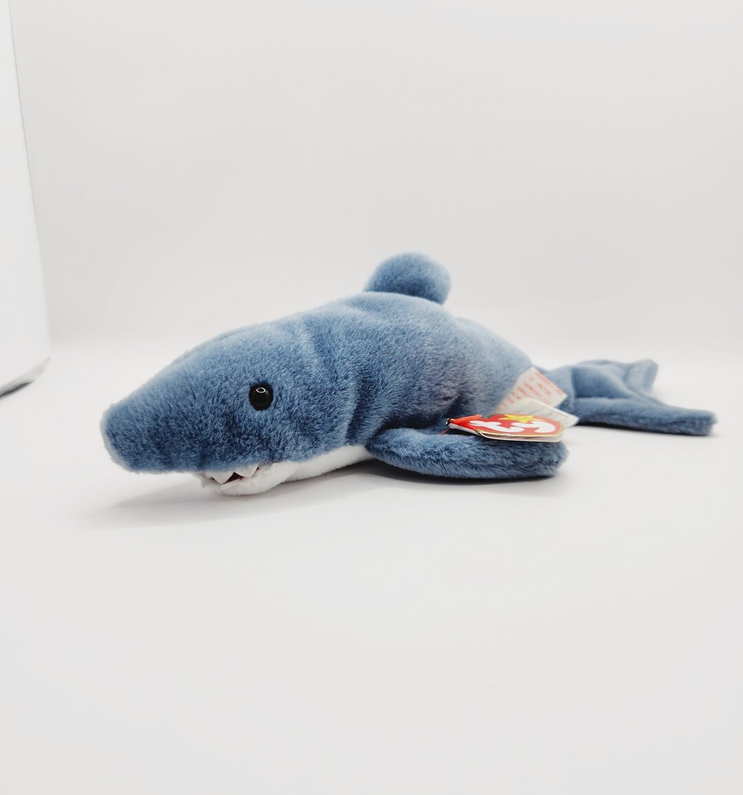 Vintage Ty Beanie Baby 'crunch' the Shark 9 Inch - Etsy
