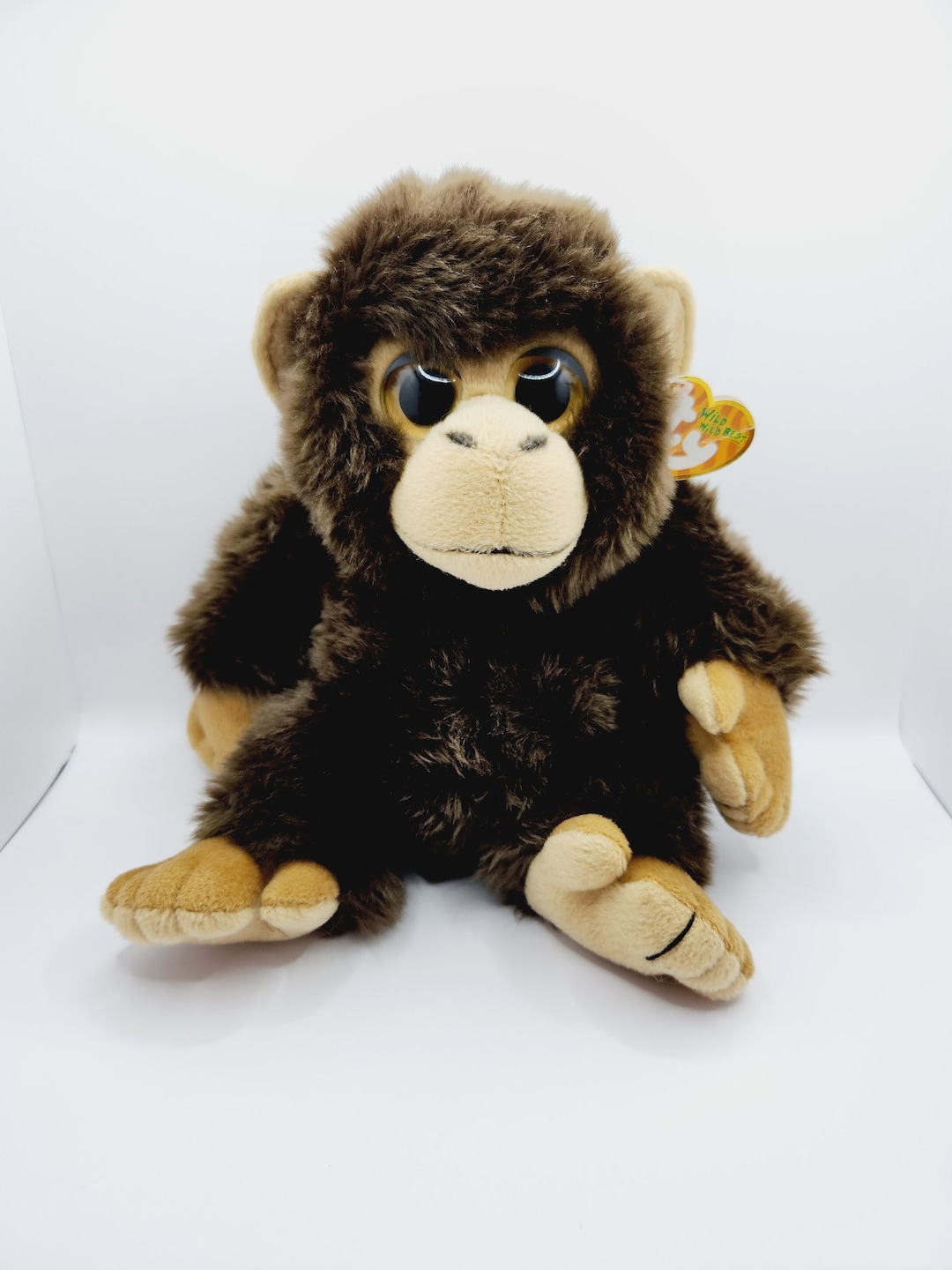 Vintage Ty Wild Wild Best Collection 'brownie' the Monkey 10 Inch rare ...