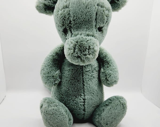 Vintage Jellycat Green Bashful Dragon Bunny Plush (12 Inch) - Etsy