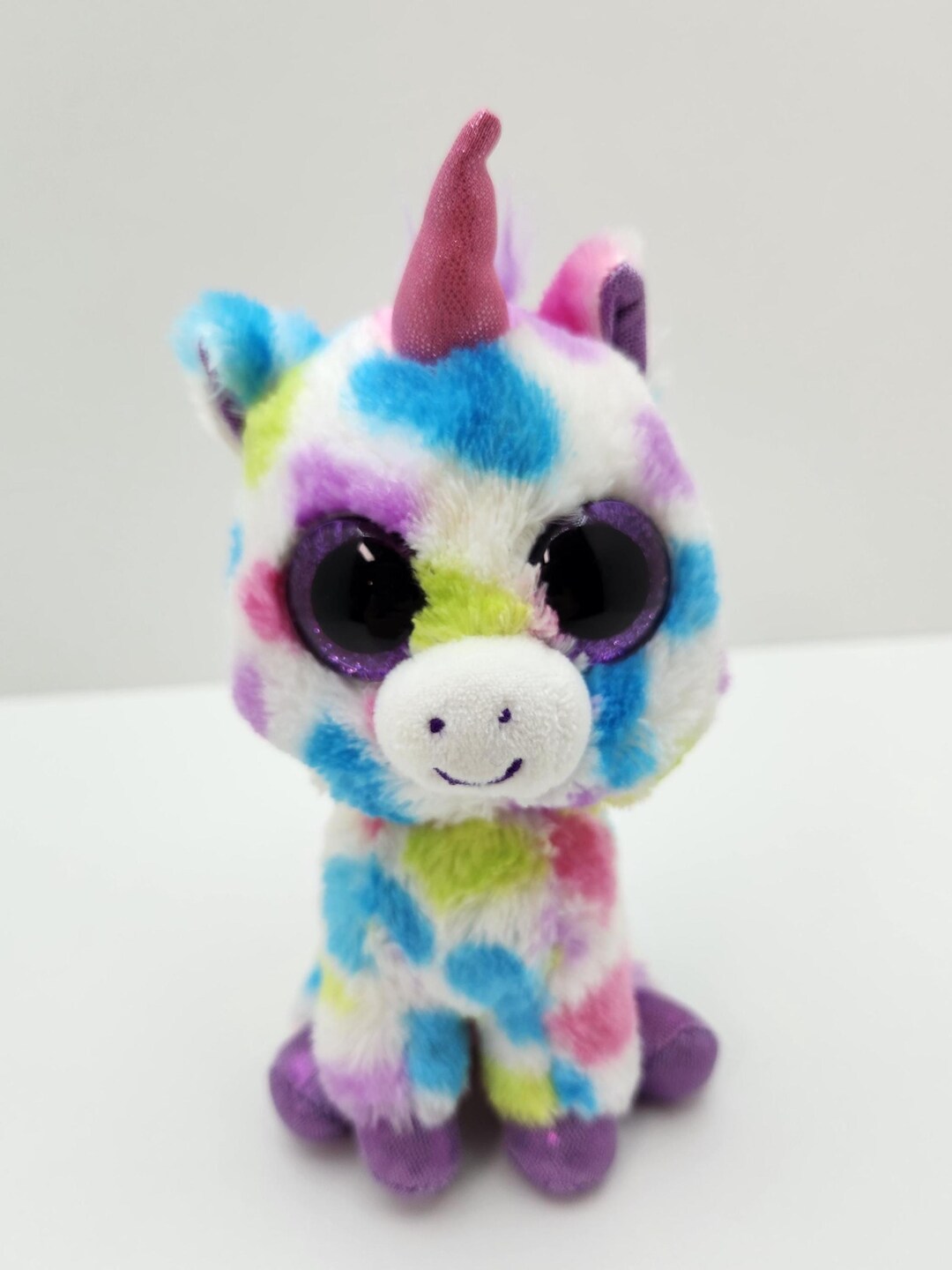 Ty Beanie Boo Wishful Unicorn (6 Inch) - No Hang Tag - Etsy
