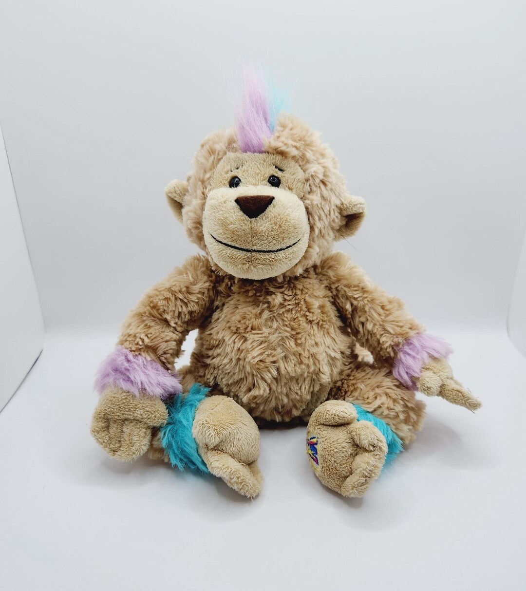 Vintage GANZ Webkinz ~ Mohawk Monkey -- No Code (8 Inch) *rare* - Etsy