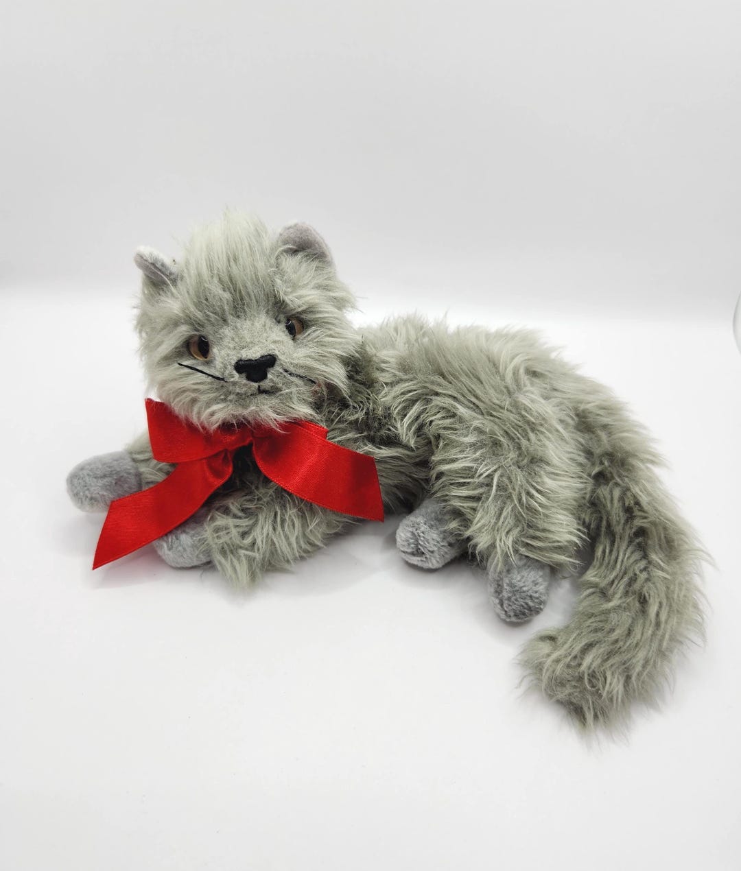 Vintage Ty Beanie Baby "beani" the Gray Cat (6 Inch) - Etsy