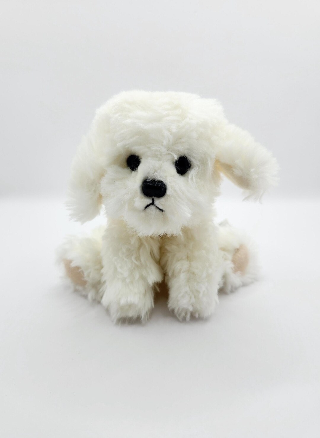 Vintage Russ Berrie Dog "muffin Jr" the Bichon Frise Dog (6 Inch) *rare ...