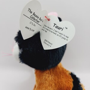 Vintage Ty Beanie Boo 'tauri' the Calico Cat (6 Inch) - Etsy